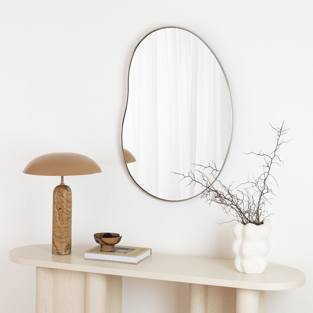 Shop Brushed Nickel Mirrors - Fast Australia-Wide Shipping – Granite Lane