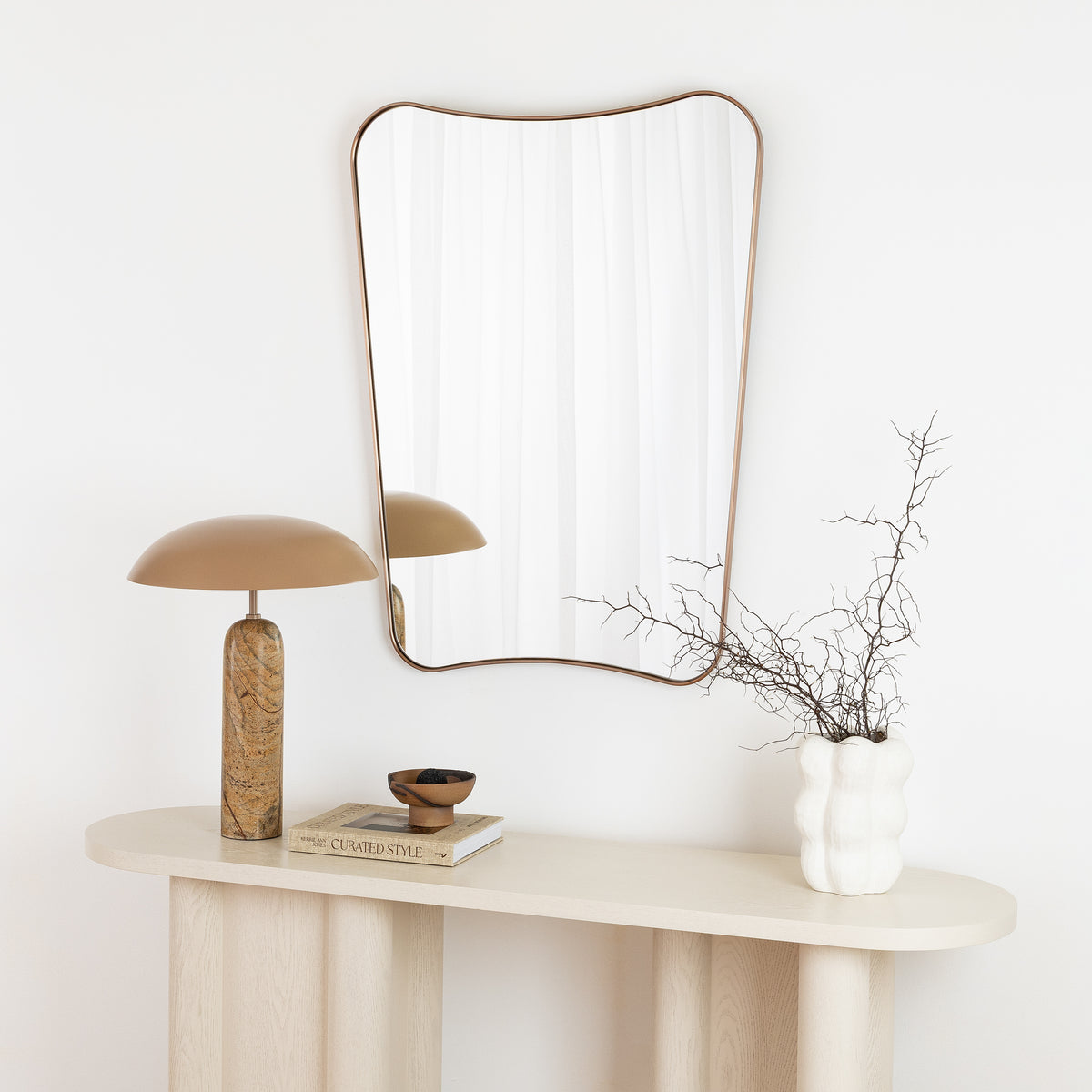 Studio Muse Mirror S, Copper - Organic Mirrors + Delivery Australia ...
