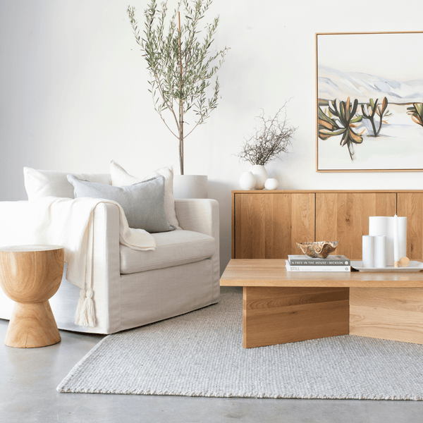 Granite Lane Cloud Floor Rug, Light Grey