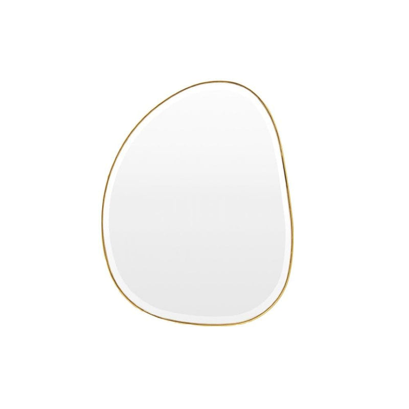 Pebble Mirror 55x70, Brass – Granite Lane